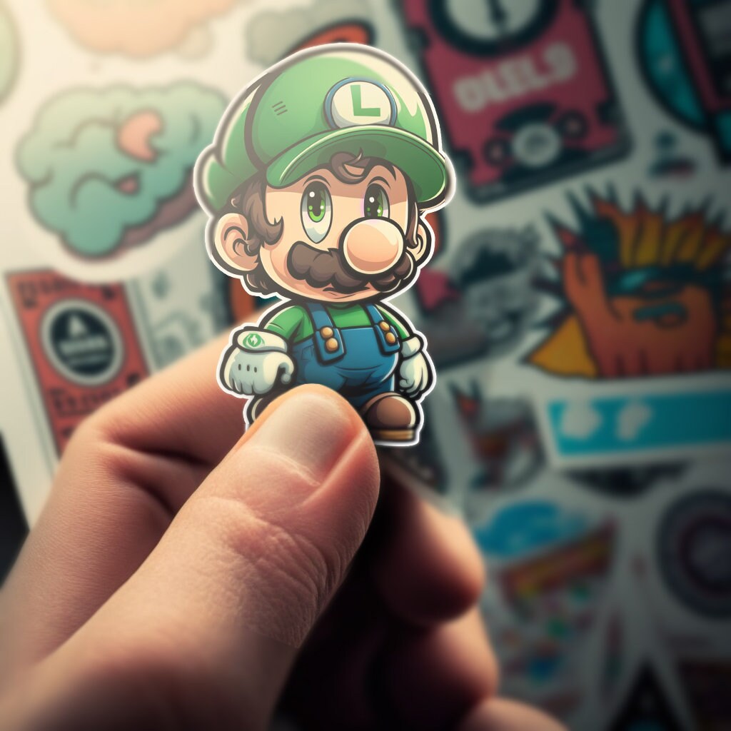 Paquete Chibi Mario Bros, Luigi SVG, Super mario SVG, mario cumpleaños ...