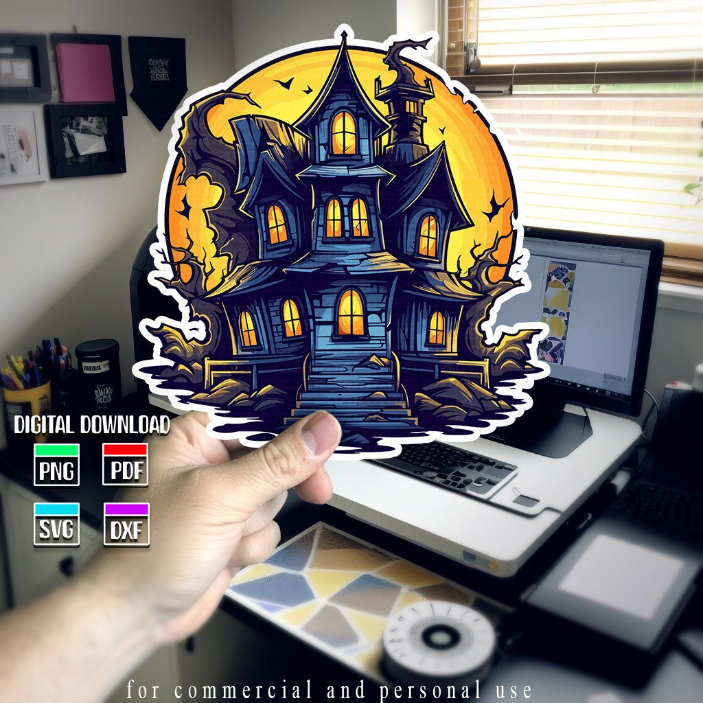 Haunted House Svg, Haunted House Png, Halloween Haunted House, Haunted ...