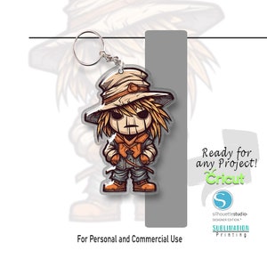 Cheerful Harvest: Chibi Scarecrow Svg, Scarecrow Png, Halloween Scarecrow, Scarecrow Clipart ...