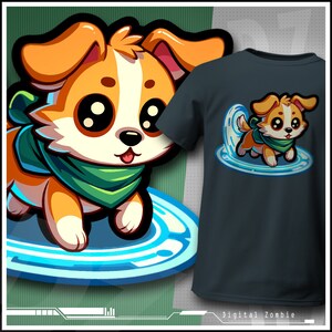 DND Blink Dog Svg Clipart, Dungeon and Dragon's Printable Sticker ...