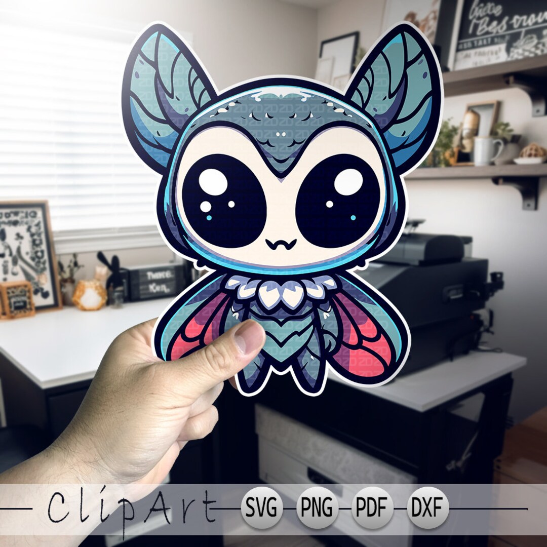 Mothman SVG Clipart, Moth Man, Mothman Vector, Mothman Outline, Mothman ...