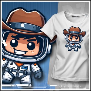 Space Cowboy Svg Clipart Western Png Astronaut Fan Kid Friendly ...