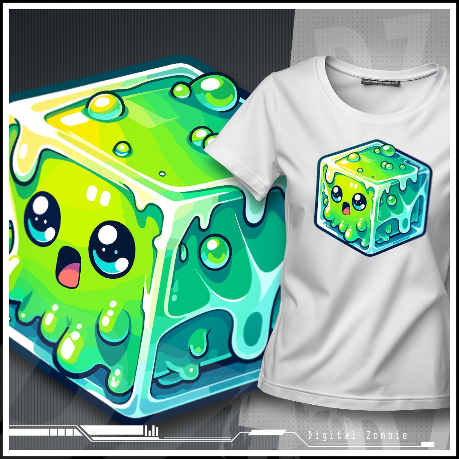 Dnd Gelatinous Cube, SVG Vector File, Instant Download, Laser, Cricut ...