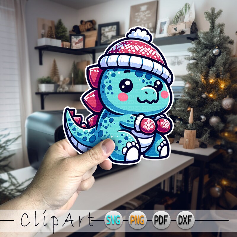 Dinosaur Chibi Art - Etsy