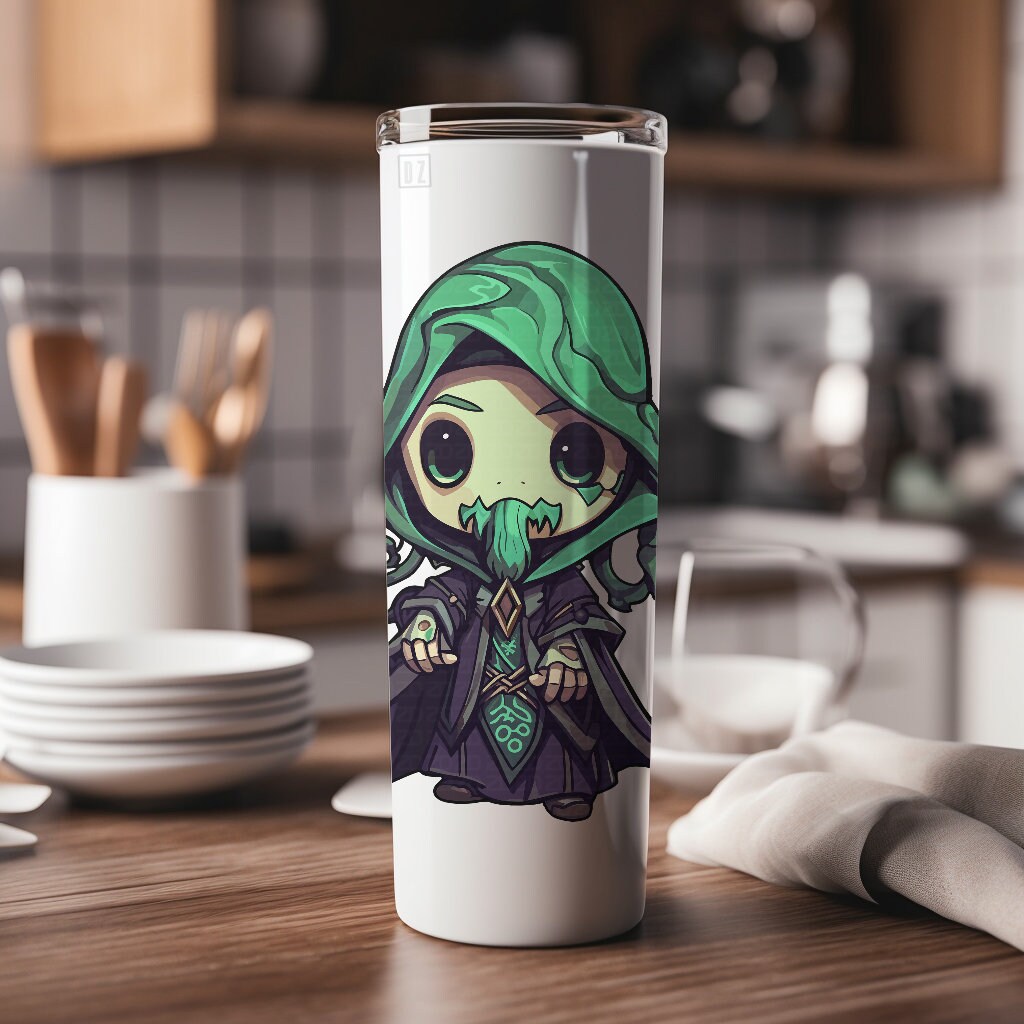 Chibi Warlock svg DnD svg Nigromante mago oscuro svg Dice - Etsy México