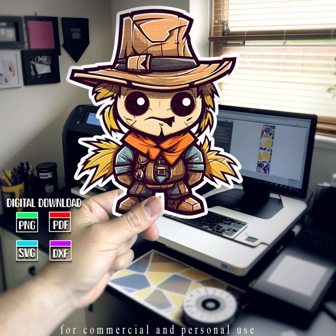 Chibi Scarecrow Svg, Scarecrow Png, Halloween Scarecrow, Scarecrow ...
