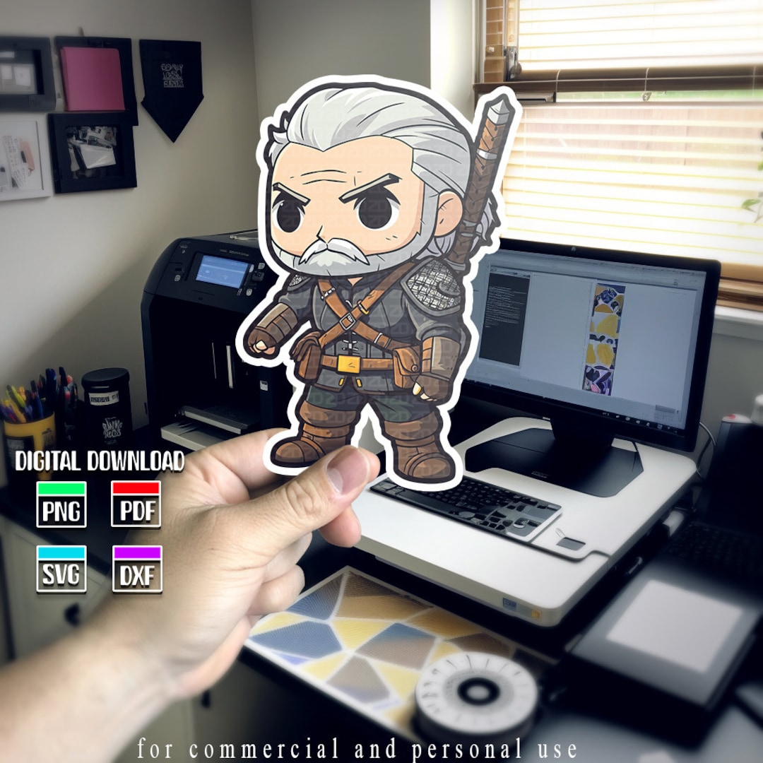 The Witcher Svg Bundle Geralt Ciri Yennefer Jaskier Clip Art Designs - Etsy