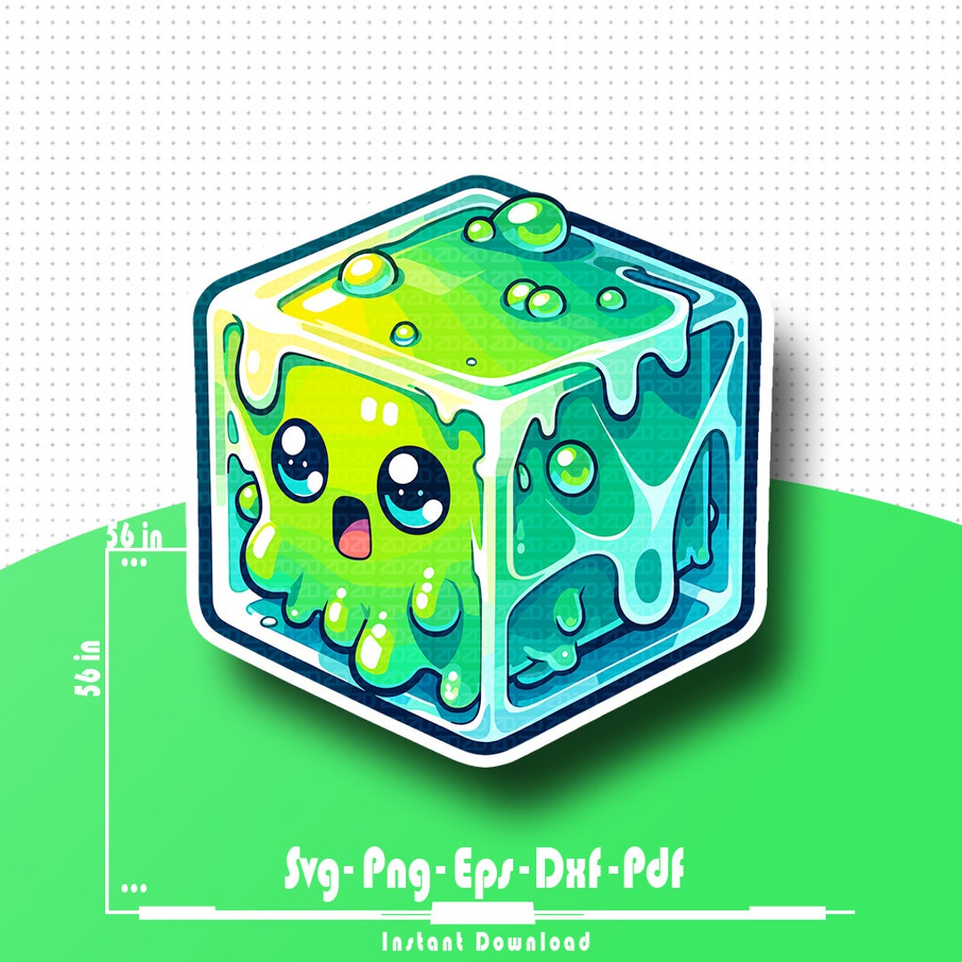Dnd Gelatinous Cube, SVG Vector File, Instant Download, Laser, Cricut ...