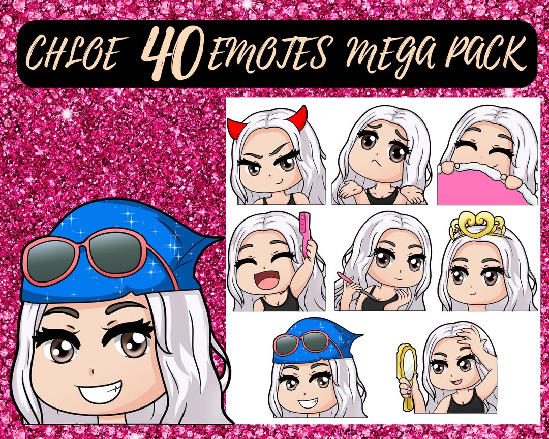 Twitch Female Emotes, Chloe-blonde Hair Hazel Eyes Pale Skin, Twitch ...