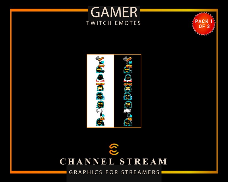 Twitch Neon Mask Emotes, Sub Emotes, Discord Emotes, Twitch Emotes ...