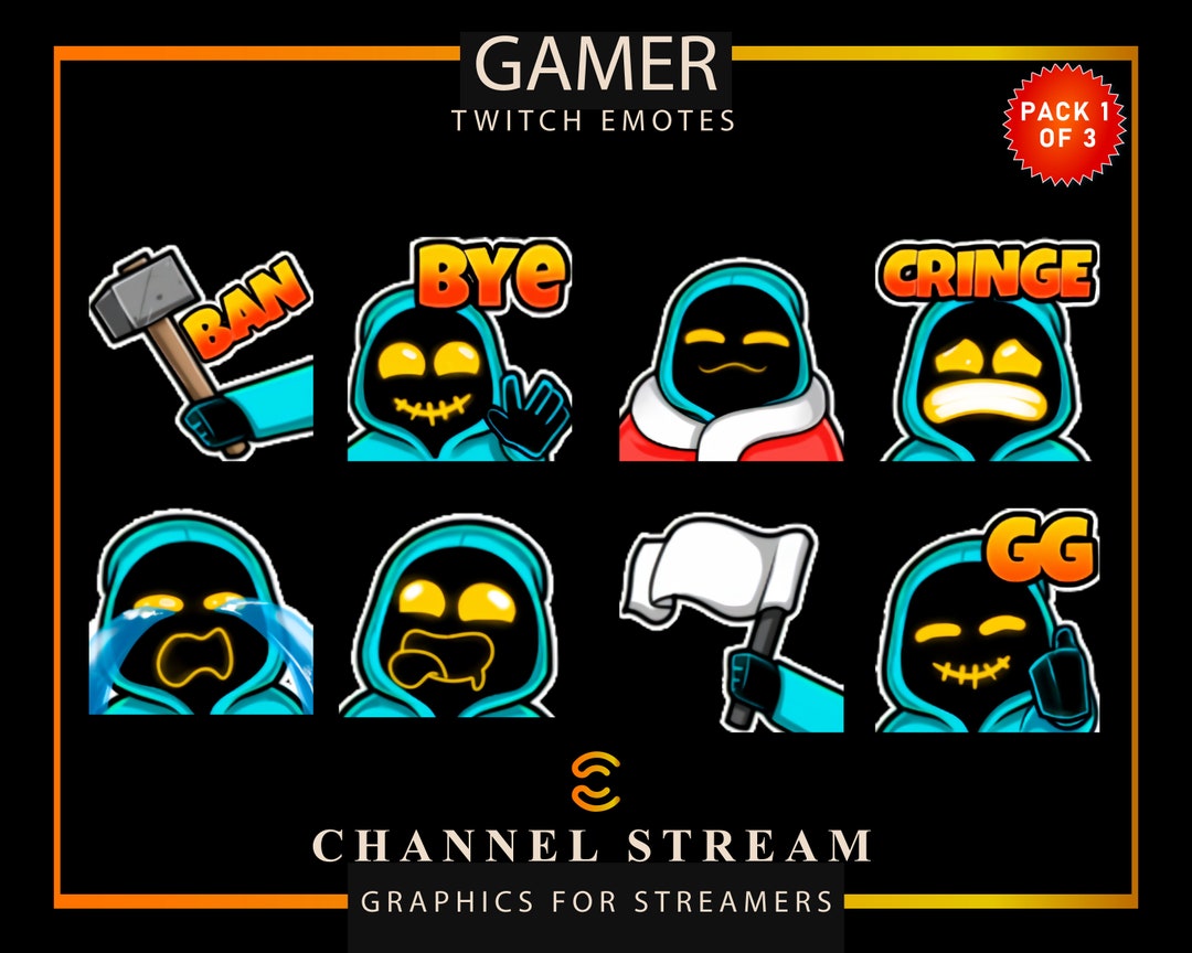 Twitch Neon Mask Emotes, Sub Emotes, Discord Emotes, Twitch Emotes ...