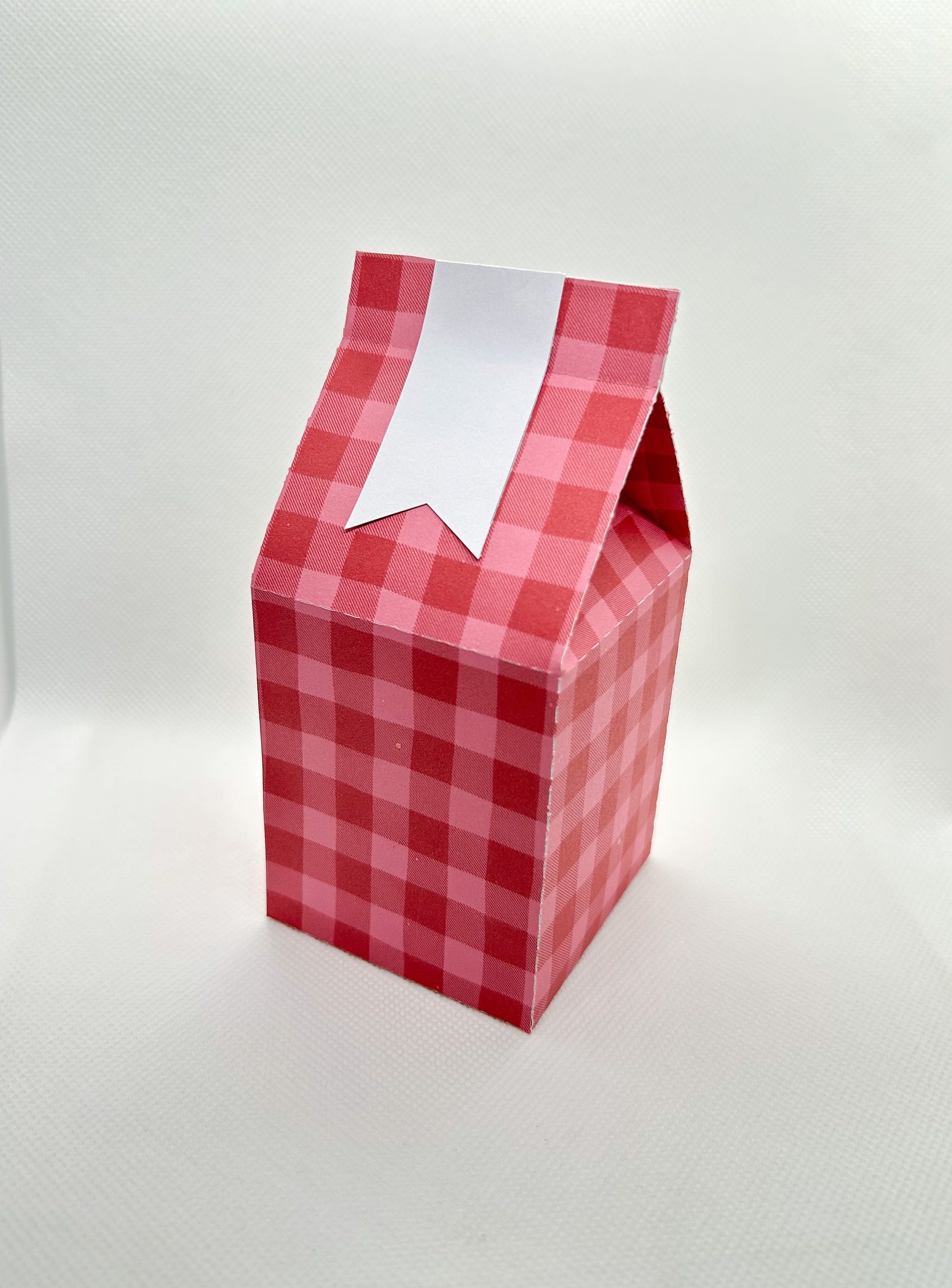 Milk Box Template With Pattern, Milk Box Template PDF, Valentines Day ...