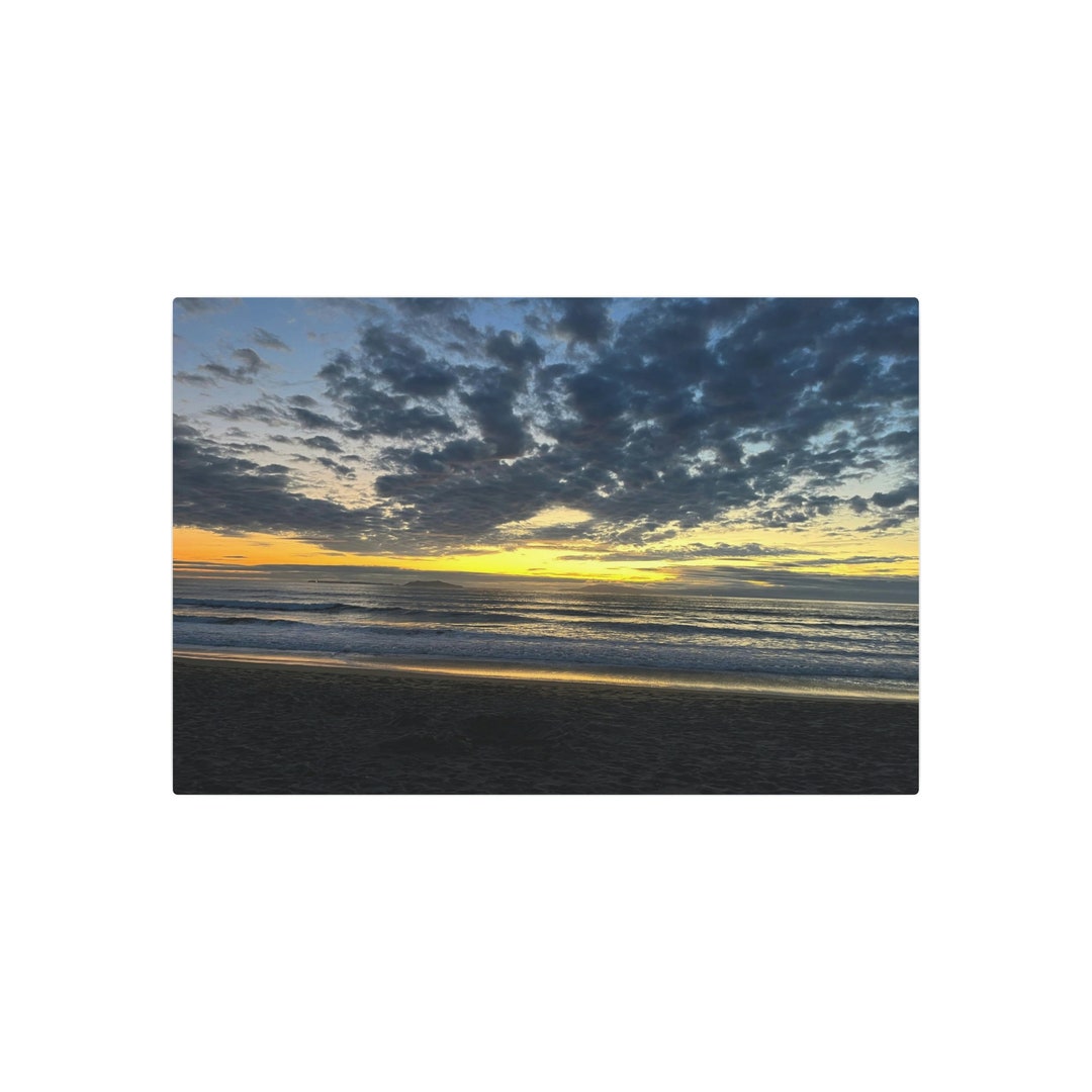 Pacific Ocean Sunset Metal Art Sign - Etsy