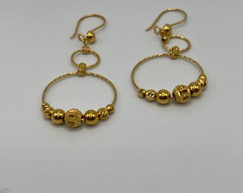 Dubai Gold Earrings - Etsy