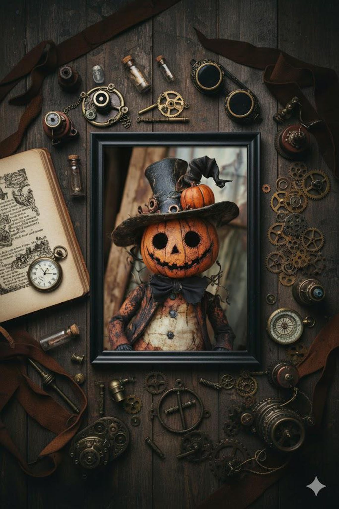 Vintage Halloween Art Prints: Spooky Home Decor Halloween Gothic Card ...