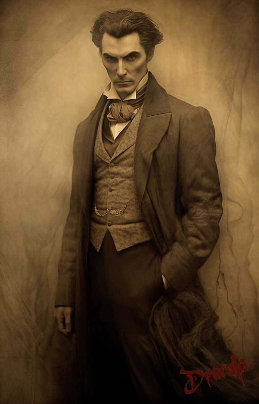 Vintage Count Dracula Halloween Collection Art Digital Download ...