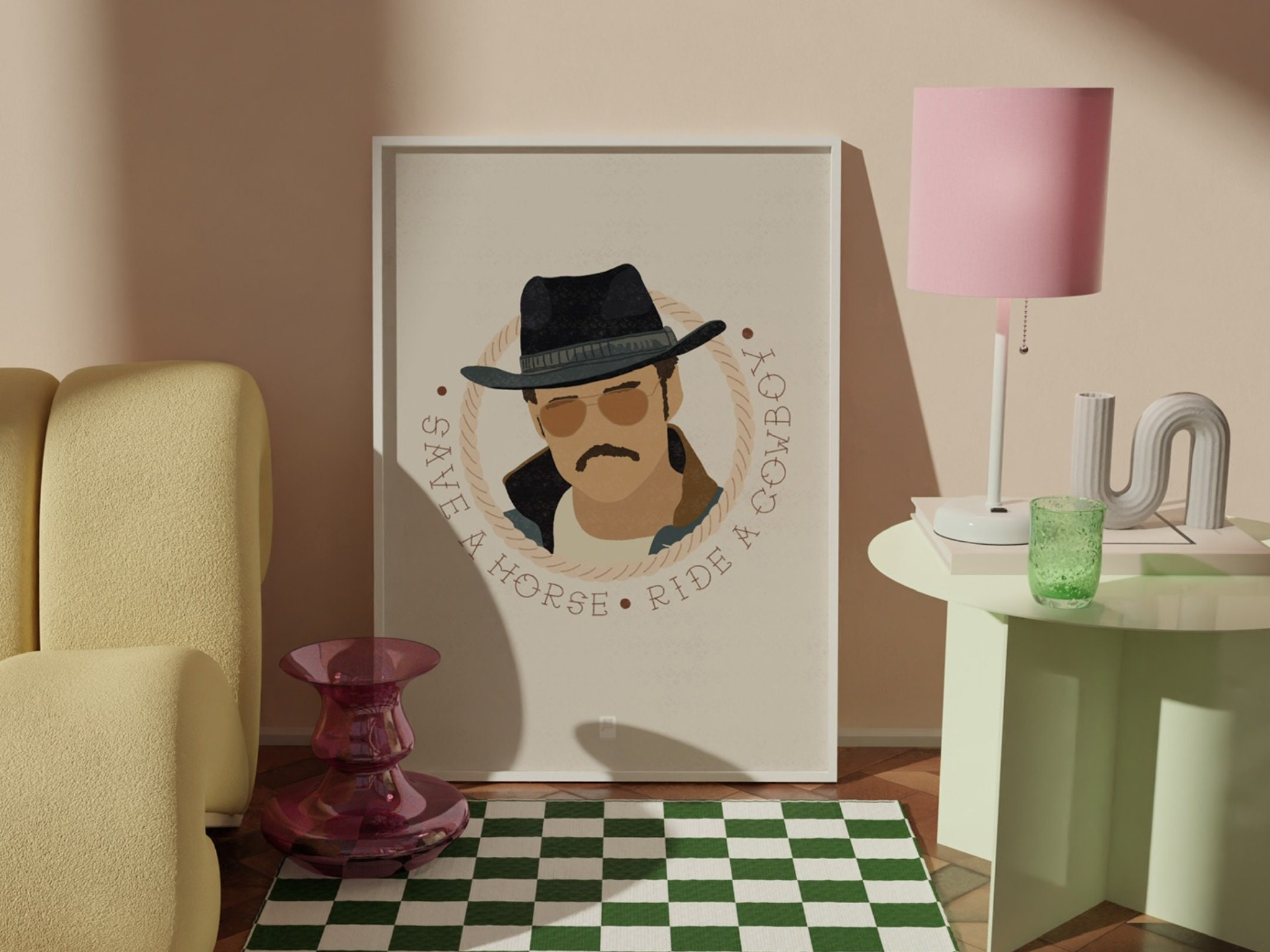 Save a Horse, Ride a Cowboy! Pedro Pascal Kingsman Agent Whiskey A2 ...