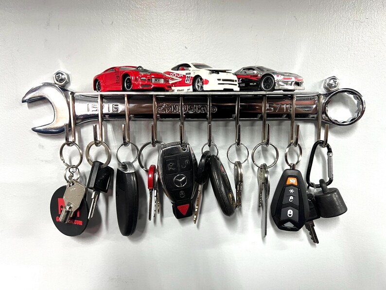 Garage Key Holder, Unique Rare Garage Allen Hex Key Holder With Chrome ...