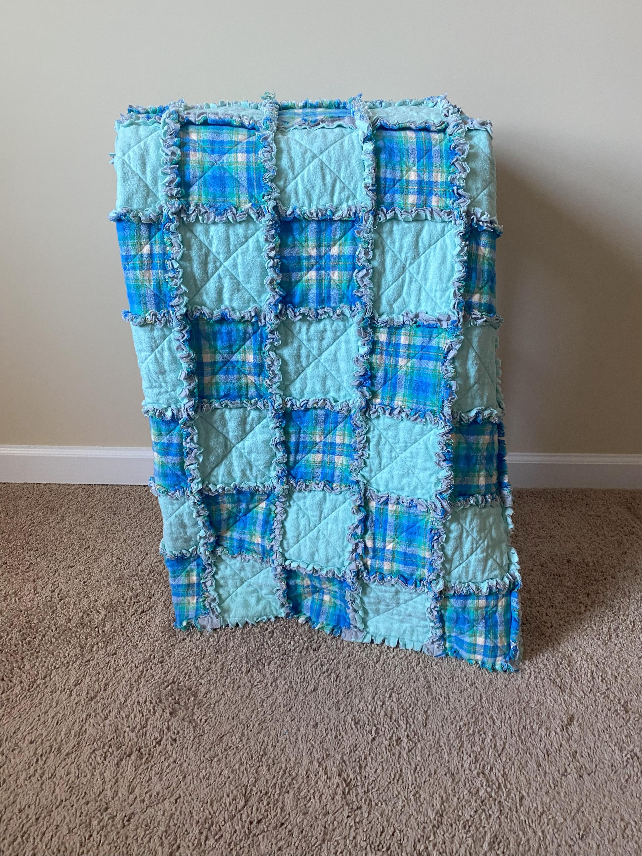 Flannel Rag Quilt PDF Pattern - Etsy