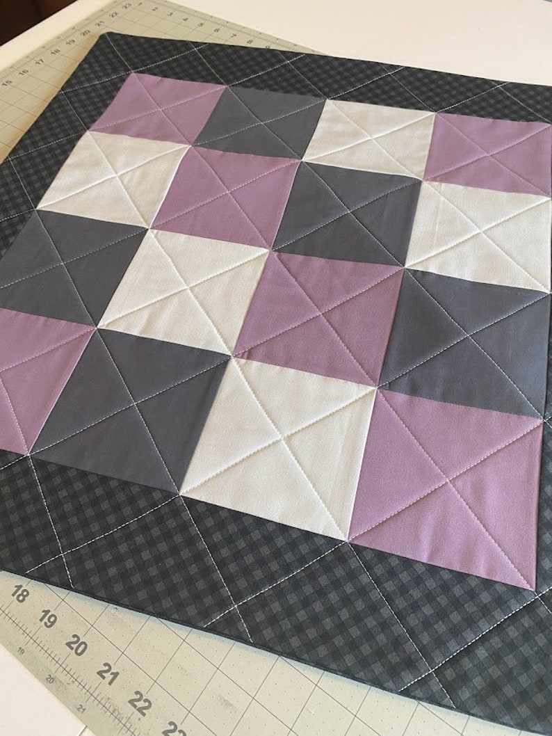 Patchwork Quilted Pillow Pattern PDF - Etsy