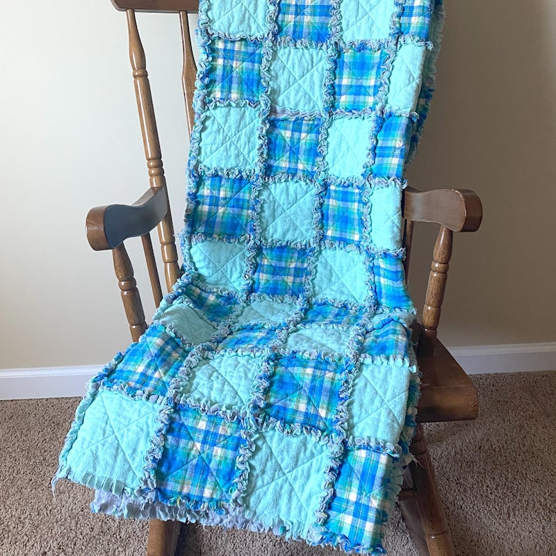 Flannel Rag Quilt - Etsy