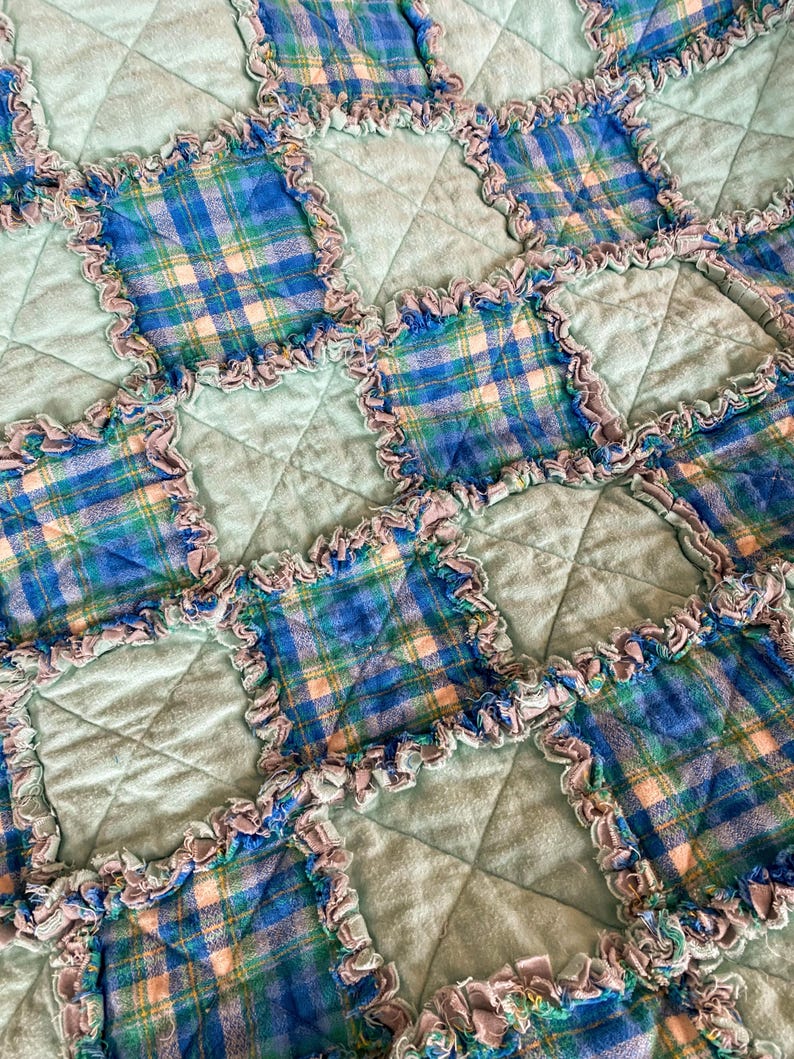 Flannel Rag Quilt PDF Pattern - Etsy