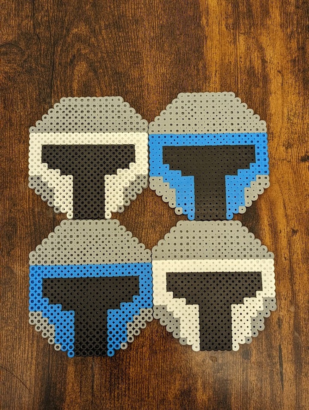 Mandalorian Coaster Set Perler - Etsy