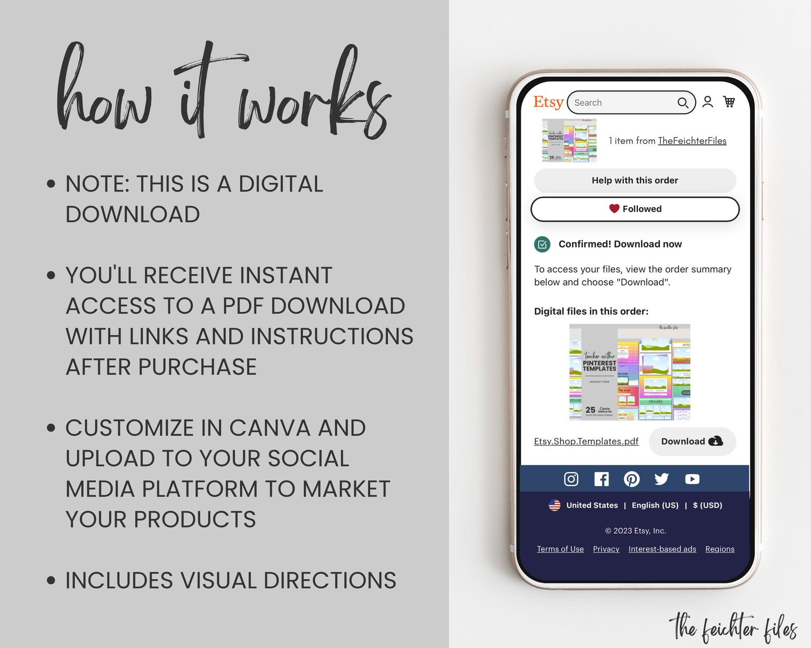 Pinterest Pin Canva Templates | Gradient Theme for Teacher Authors ...