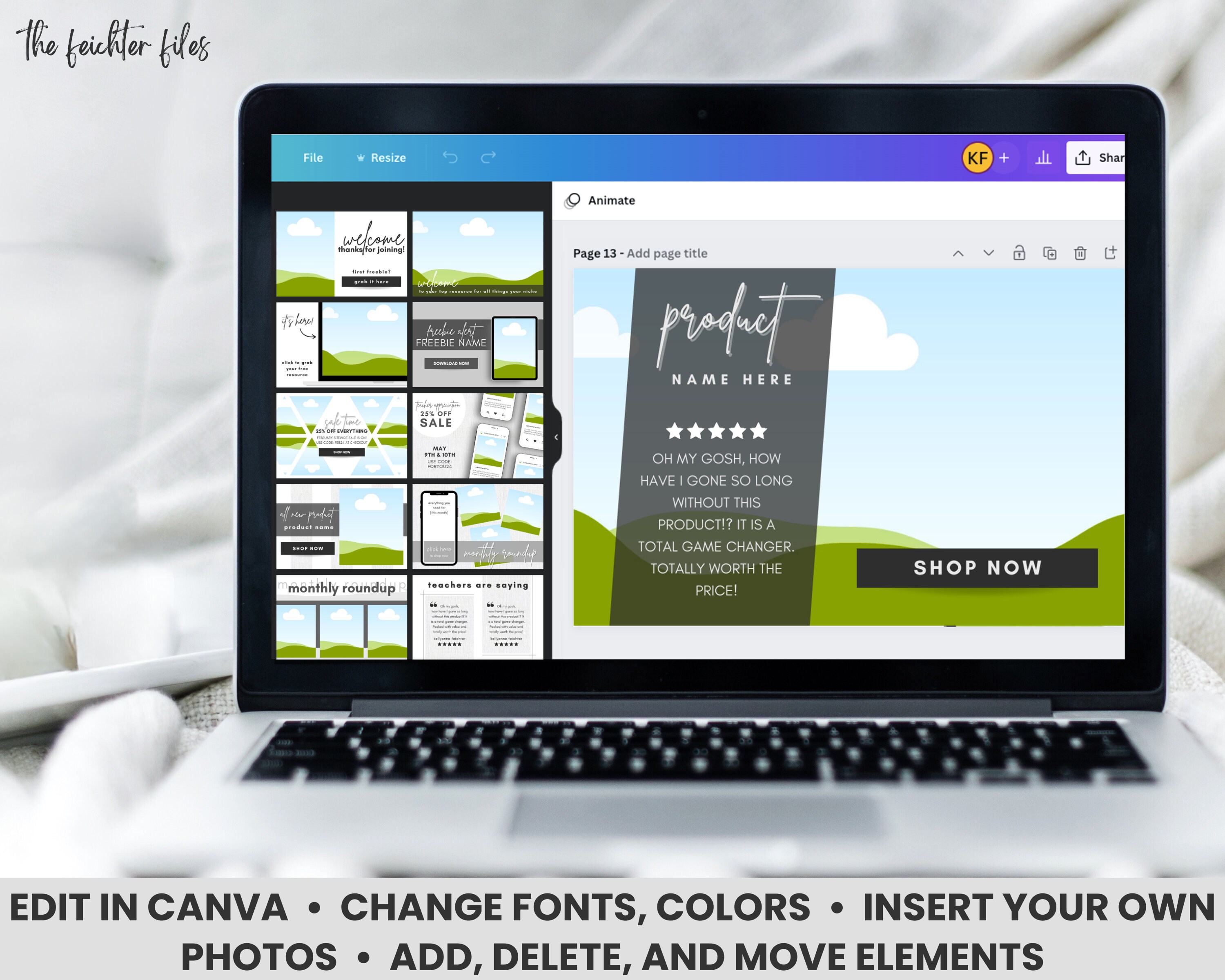 Email Marketing Canva Template Starter Kit | Teacher Author | Teacher ...