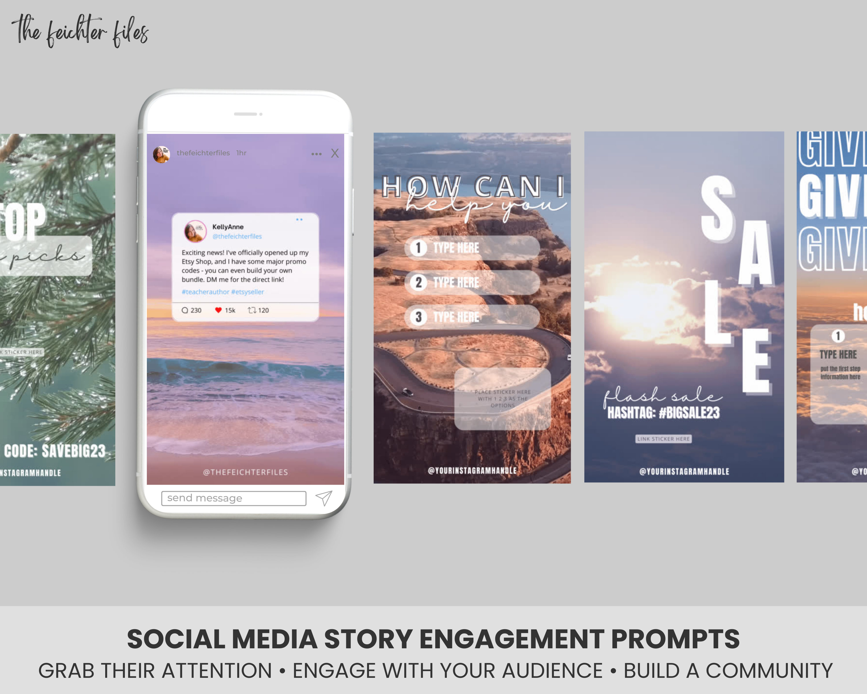 Social Media Story Canva Template | Teacher Author | Teacher Seller ...