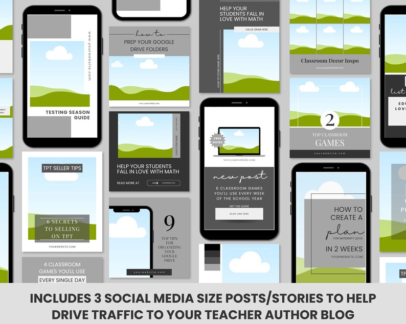 Blog Image Canva Template TPT | Teacher Author | Teacher Seller ...