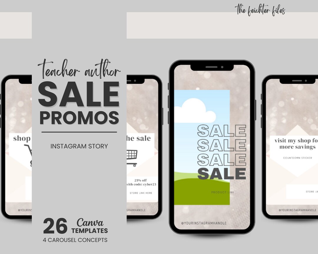 Social Media Story Canva Template | Teacher Author | Teacher Seller ...