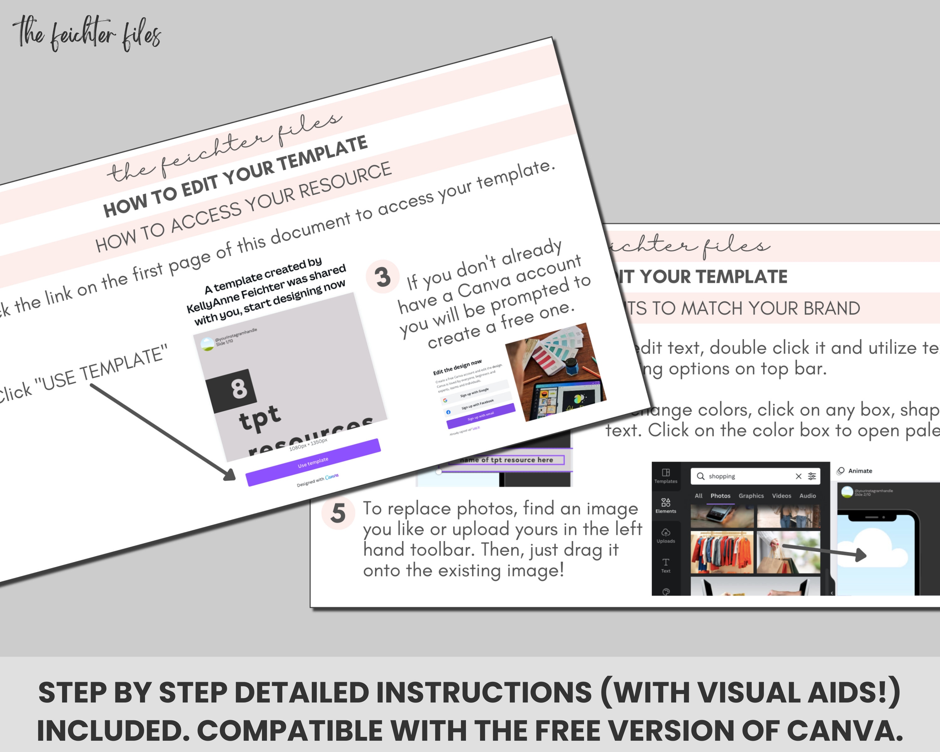 Social Media Carousel Canva Template Teachers Pay Teachers Teacher ...