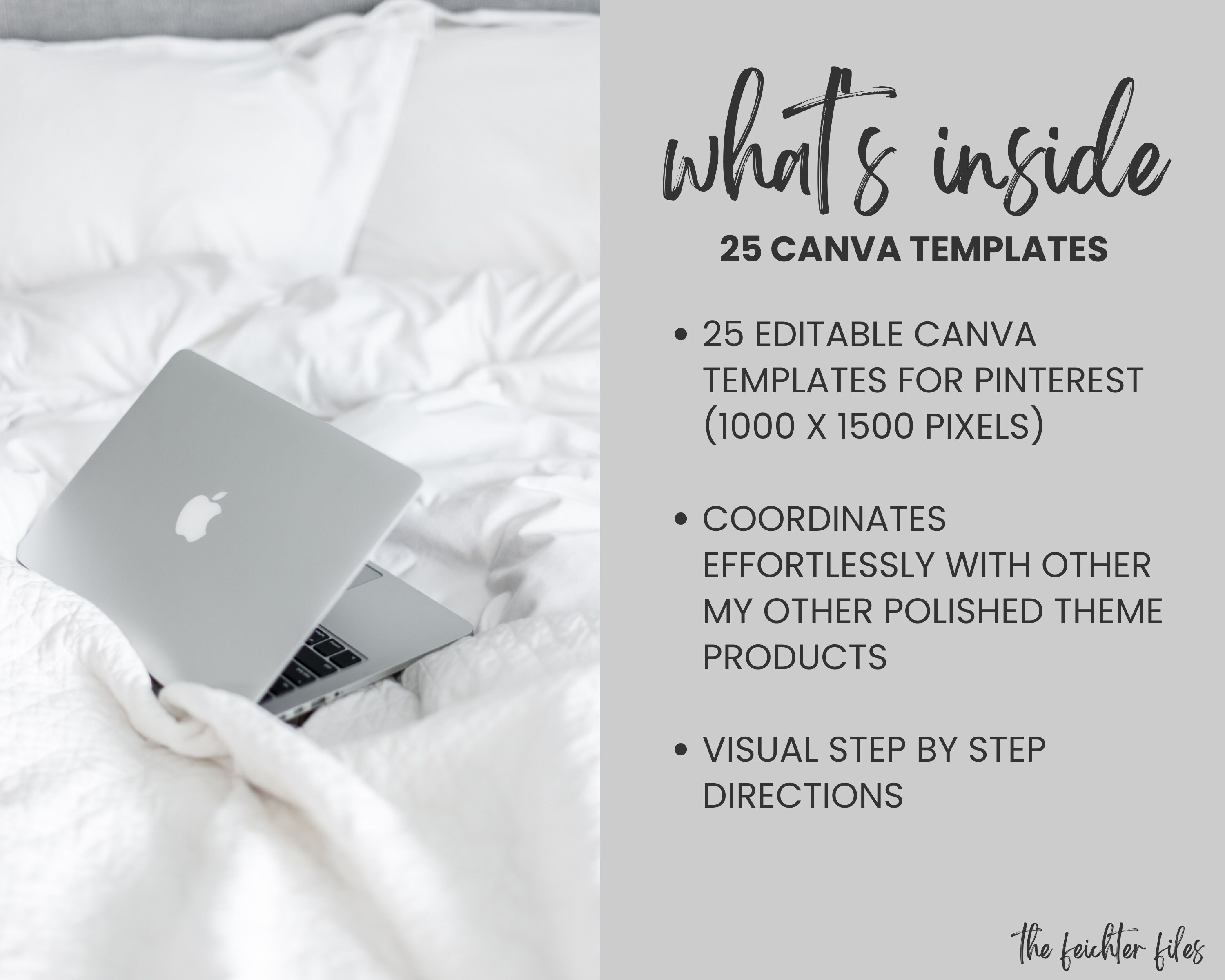 Pinterest Pin Canva Template TPT Teacher Author Teacher Seller Social ...