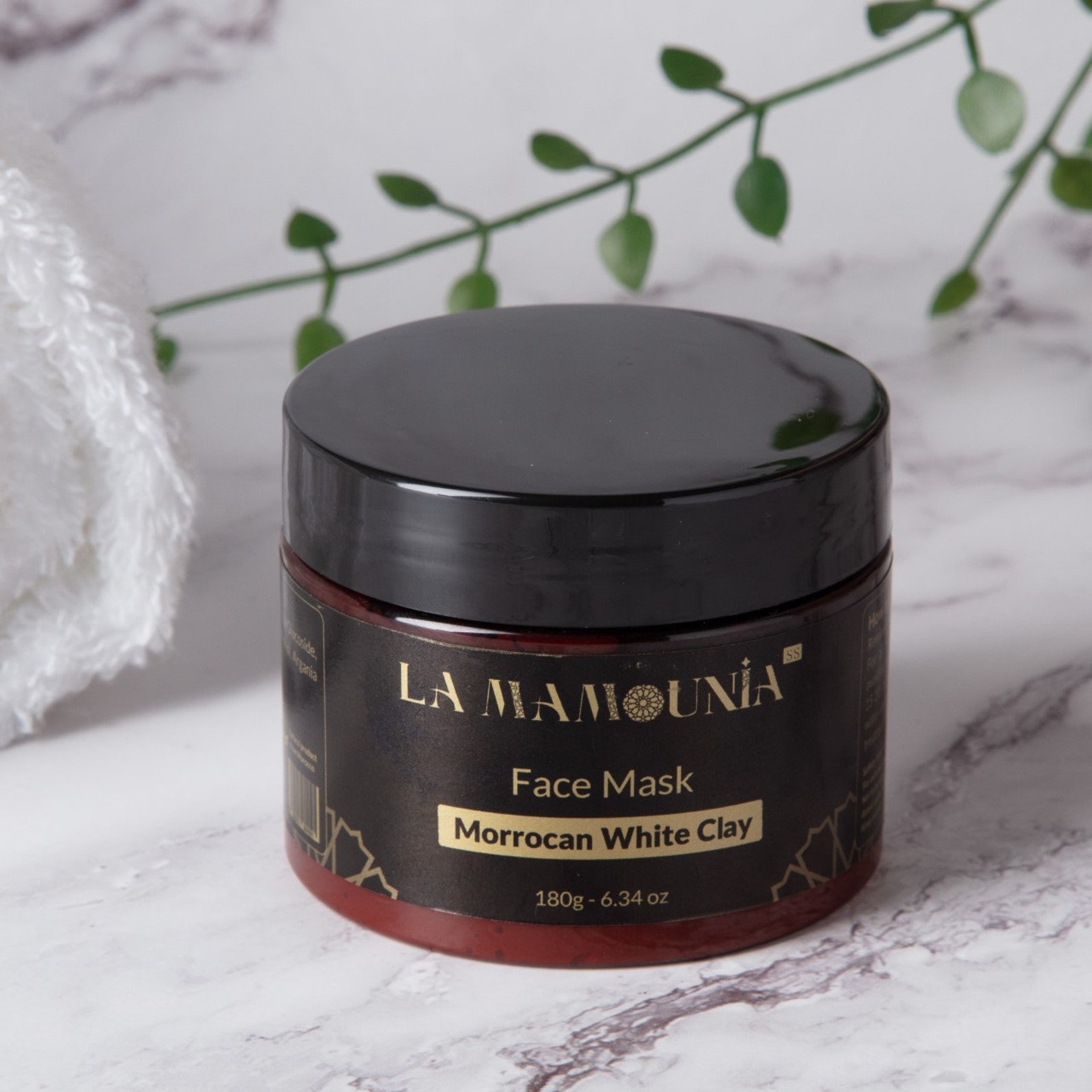 La Mamounia Ss Moroccan Face Mask Green/red/white Clay Natural Product ...