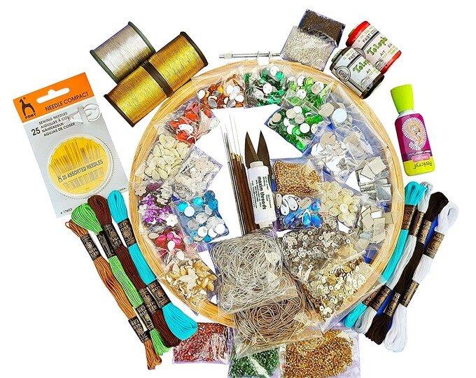 Rani Pink Blue Maggam Work Aari Work Handmade Blouse Aari - Etsy