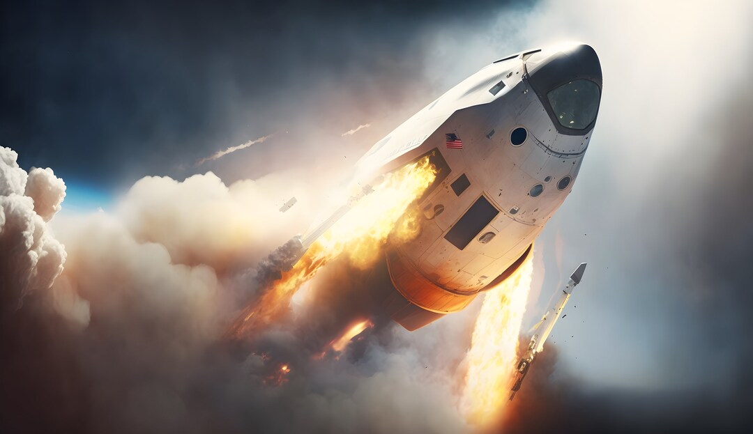 Spacex Falcon 9 Crew Dragon Launch - Etsy