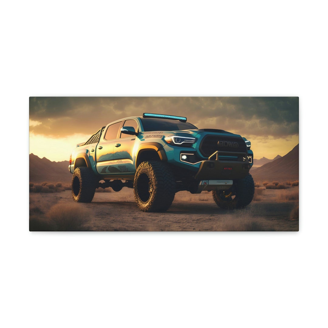 Lifted Off-roading 2023 Toyota Tacoma in a Beautiful Desert Valley - Etsy