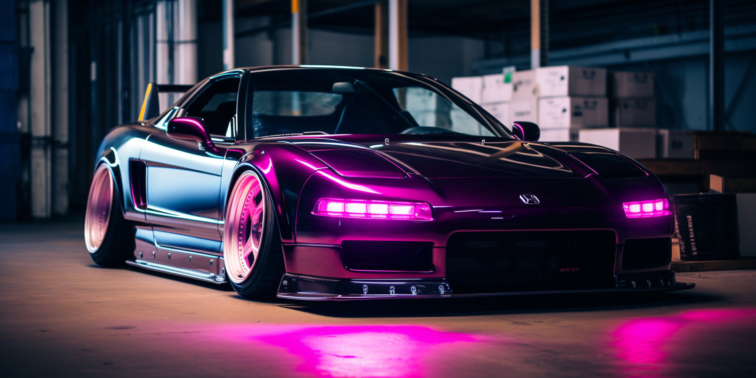 Mesmerizing Purple Candy Paint 1991 Honda NA1 NSX - Etsy UK