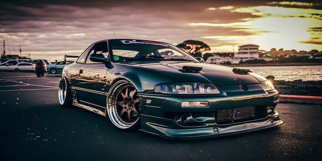 Oceanside Tuner 5th Gen 1998 Honda Prelude - 4k Digital Print - Great ...