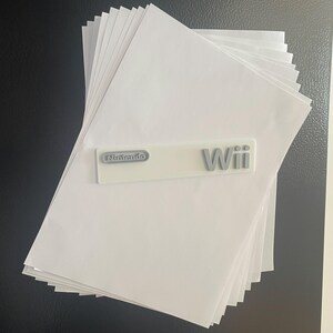 Wii Logo Sign for Wall Display, Shelf Display, or Fridge Magnet - Comes ...