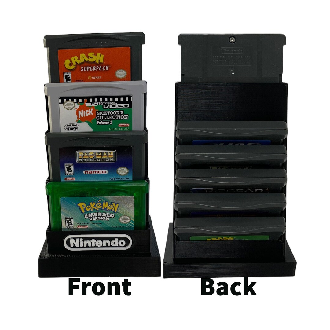 Nintendo Gameboy Advanced 9 Game Cartridge Display/stand/holder ...