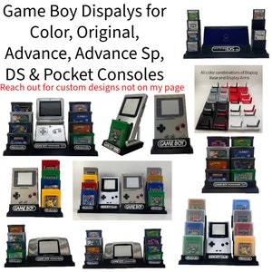 Nintendo Game Boy Advance SP (for Protective Case) and 9 Game Cartridge ...