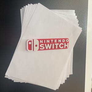 Nintendo Switch Logo Sign for Wall Display, Shelf Display, or Fridge ...