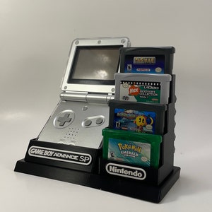 Nintendo Game Boy Advance SP (for Protective Case) and 9 Game Cartridge ...