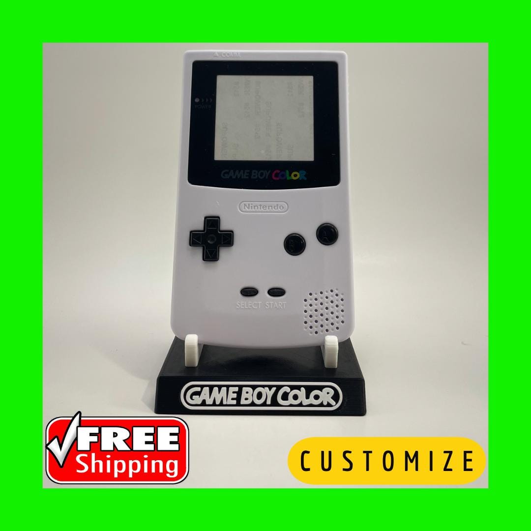 Nintendo Game Boy Color Display/stand/holder - DISPLAY ONLY (customize ...