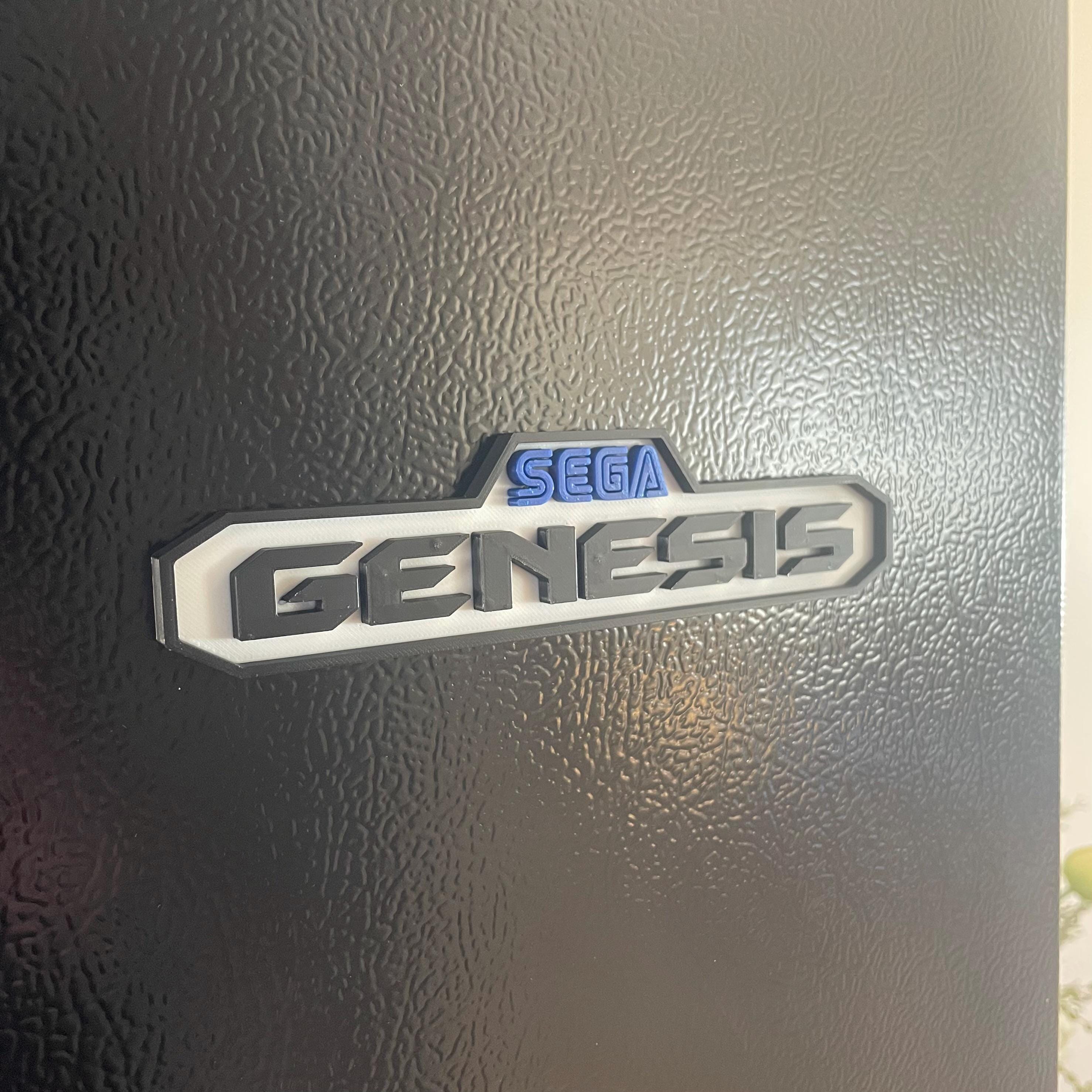 Sega Genesis Logo Sign for Wall Display, Shelf Display, or Fridge ...
