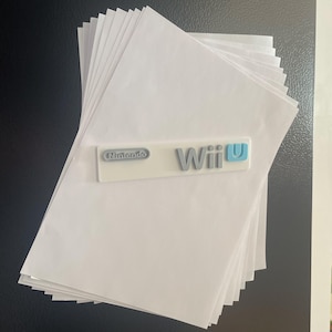 Wii U Logo Sign for Wall Display, Shelf Display, or Fridge Magnet ...