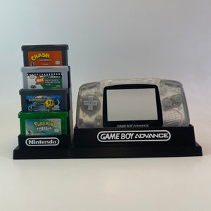 Game Boy Advance Nintendo and 9 Game Display/stand/holder DISPLAY ONLY ...