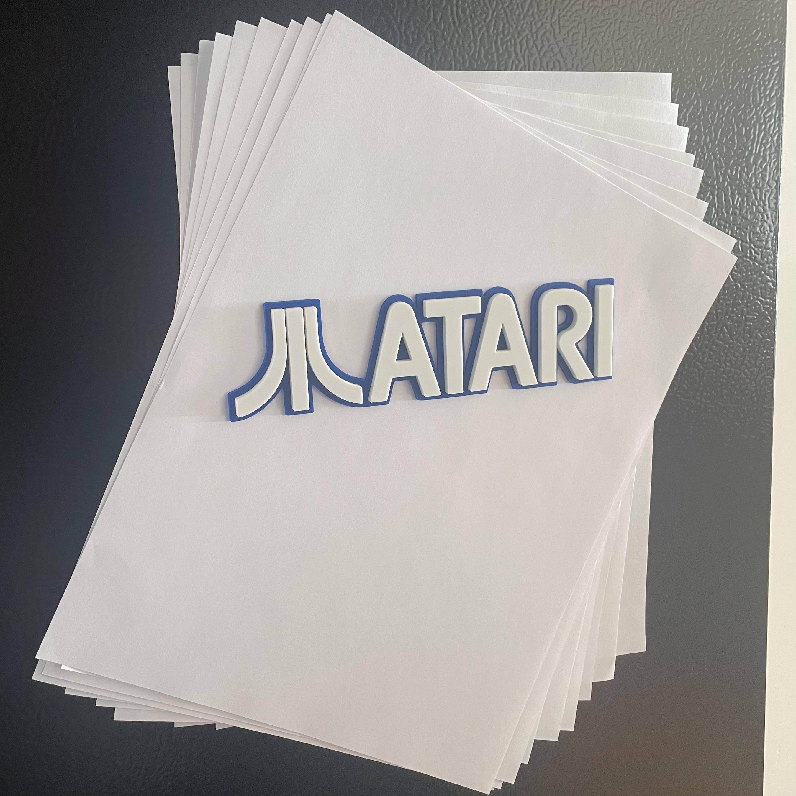 Atari Logo Sign for Wall Display, Shelf Display, or Fridge Magnet ...